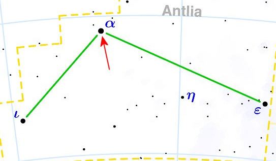 365sterne.de Stern α Antliae